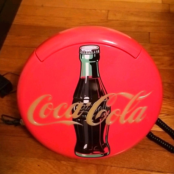 Coca Cola | Other | Vintage 995 Coca Cola Light Disc Phone | Poshmark